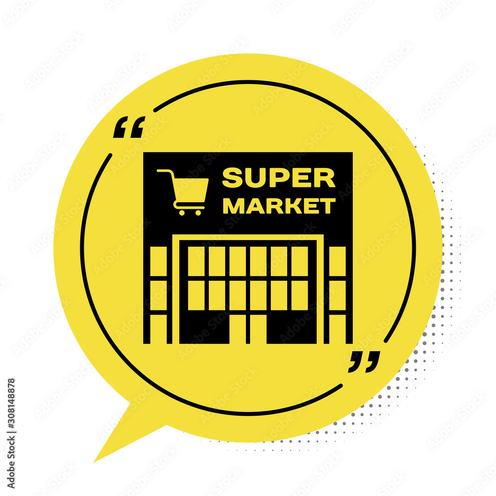 Supermarket Building Icon
