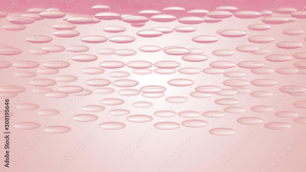 3D rendering The skin structure layer Microstructure Stock Illustration ...