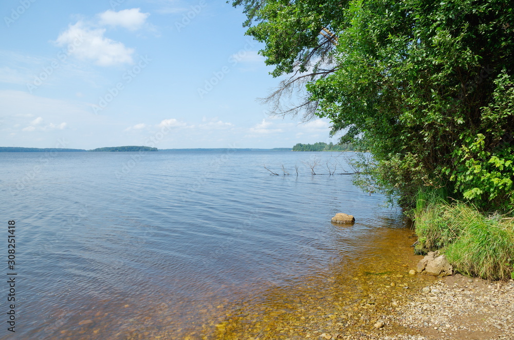 Lake Volgo in Tver region Russia Stock Photo | Adobe Stock
