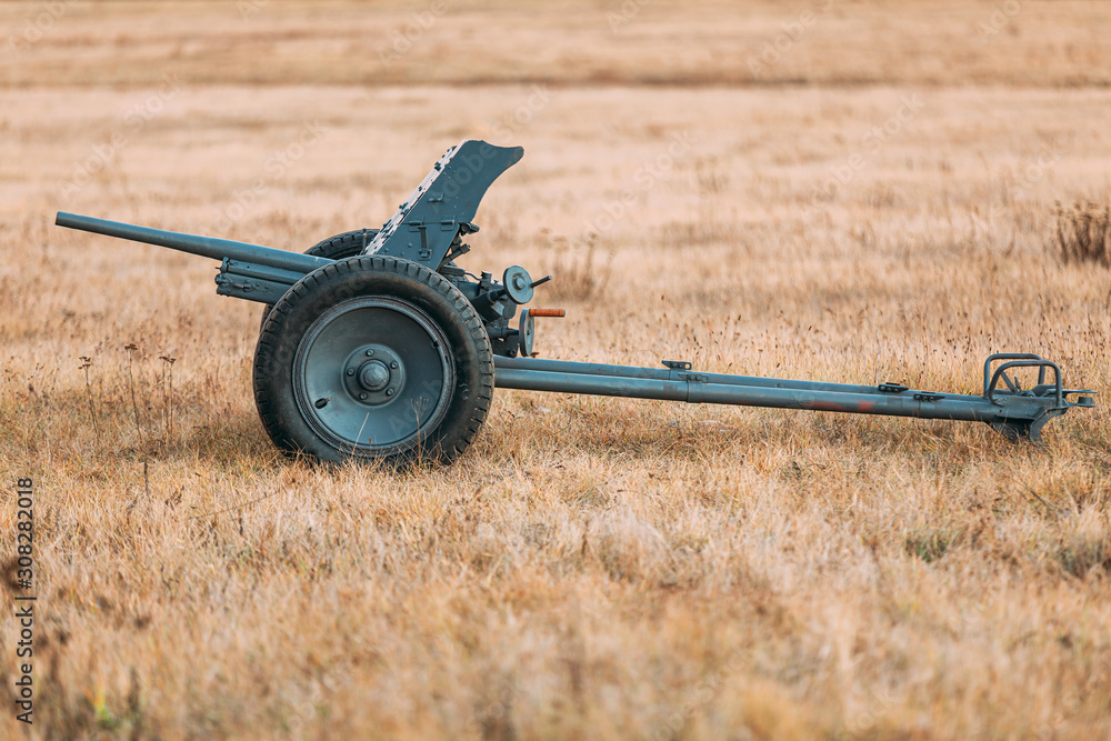 German Anti-tank Gun That Fired A 3.7 Cm Calibre Shell. It Was Main ...