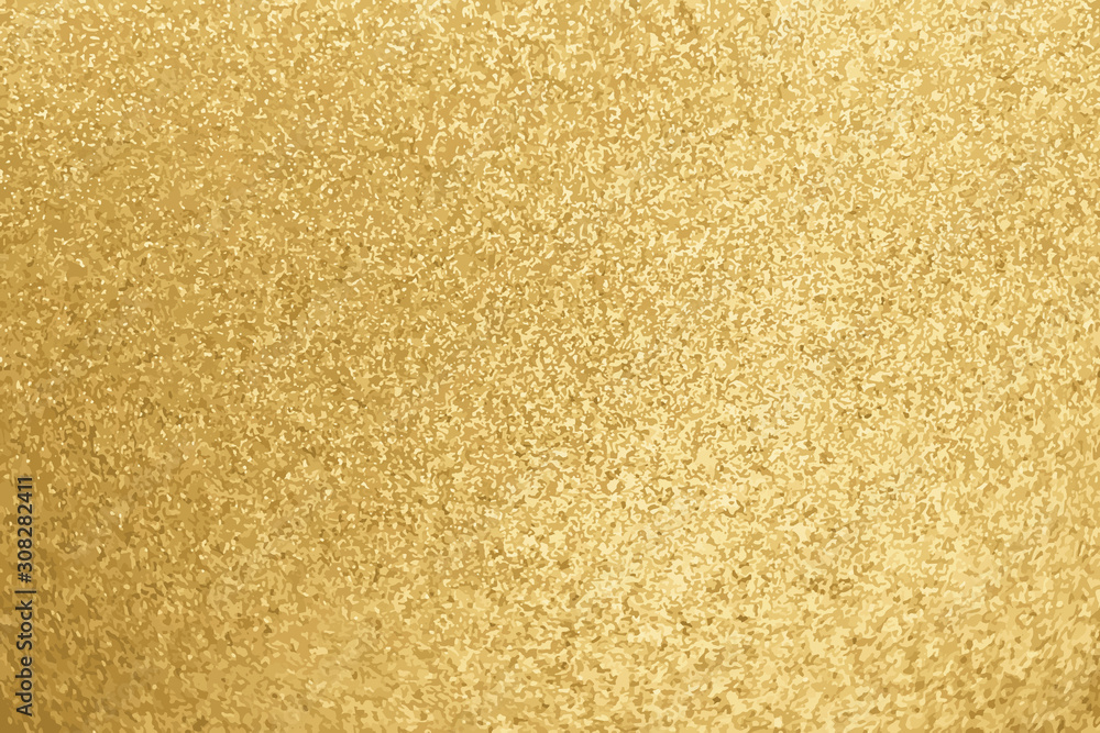 Gold color of glitter textured background (Vector) Stock Vector | Adobe ...