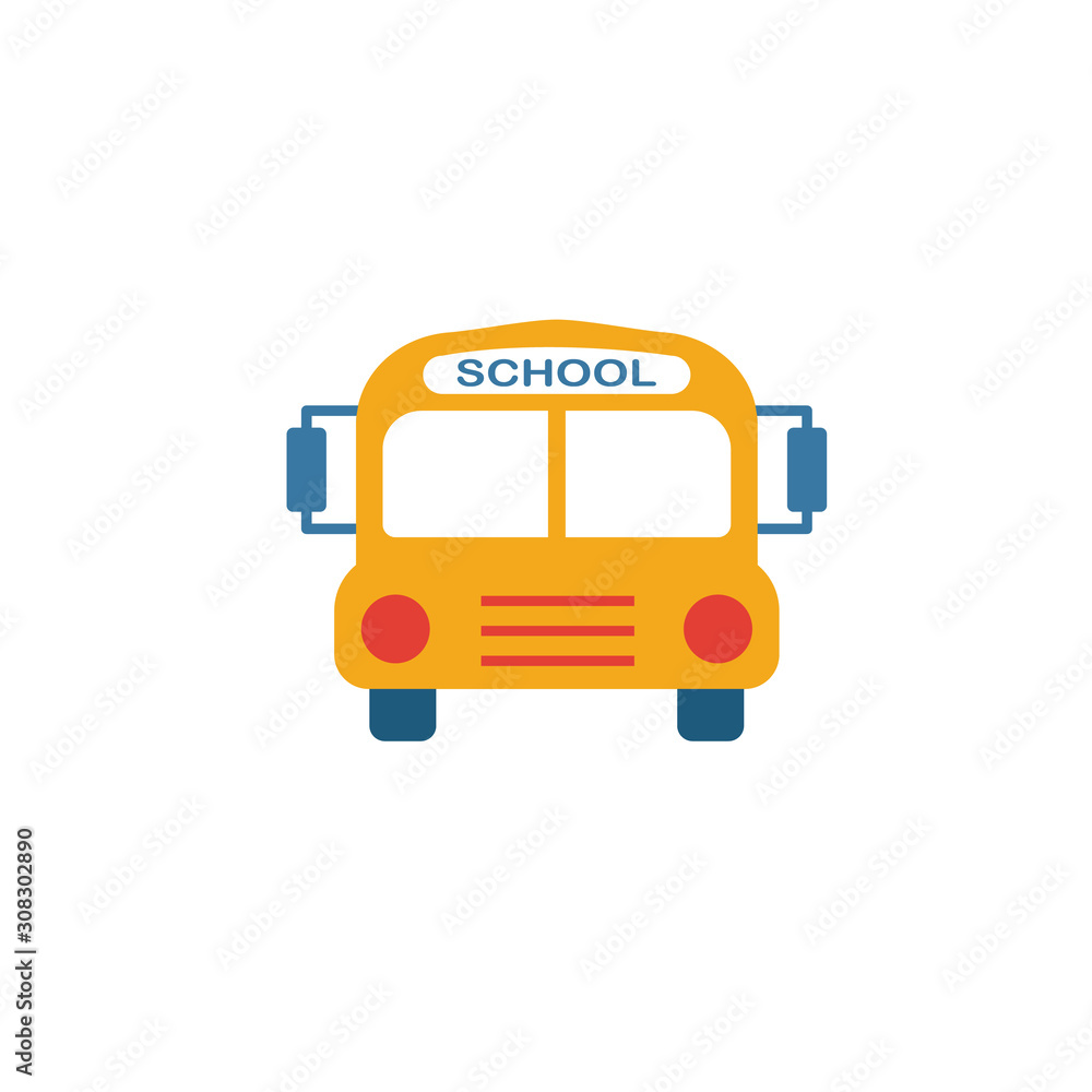 School Bus icon. Simple element from school icons collection. Creative ...