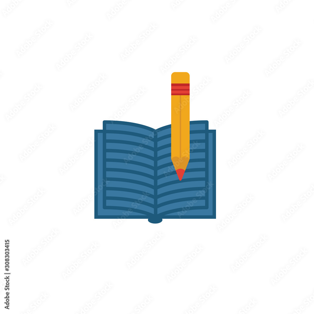 Homework icon. Simple element from school icons collection. Creative ...