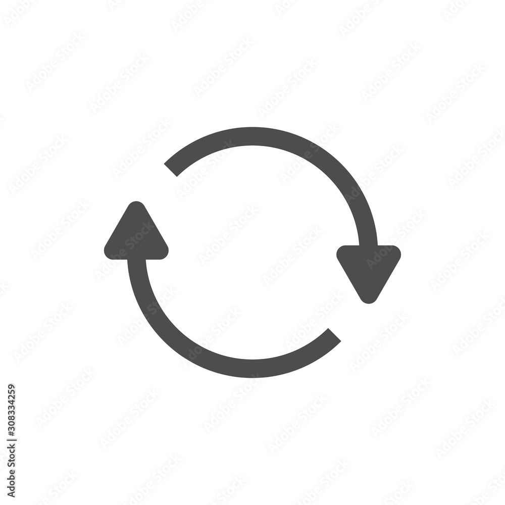 Refresh, Reload icons. Sync, Restore, Update signs for modern web page ...