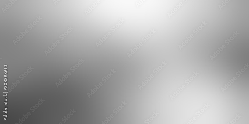 Silver gleam empty background. Blurred grey metallic abstract texture ...
