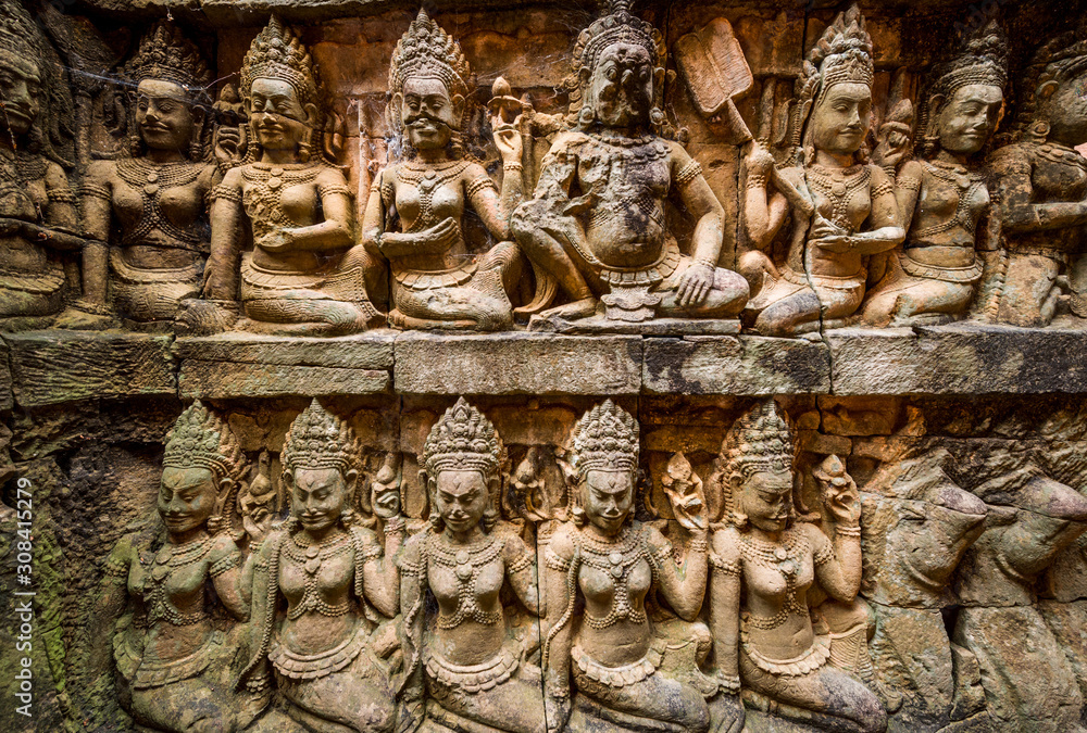 Ankorwat, Cambodia, World UNESCO Heritage Site, ancient hindu temple ...