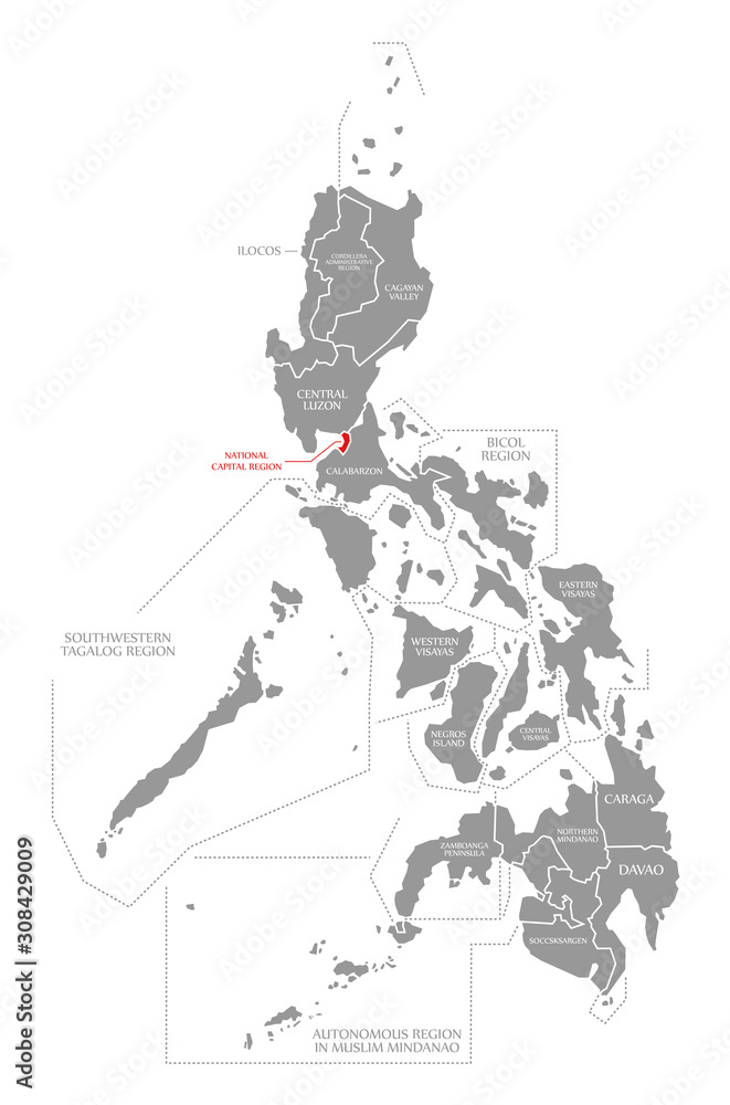 Caraga Region Map