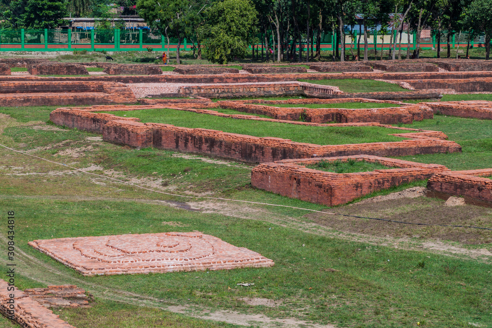 Somapuri Vihara (Somapura Mahavihara), ruins of Buddhist monastic ...