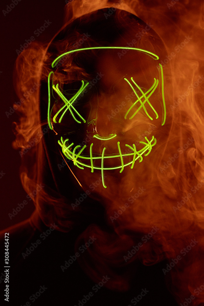 Anonymous Mask Smoking