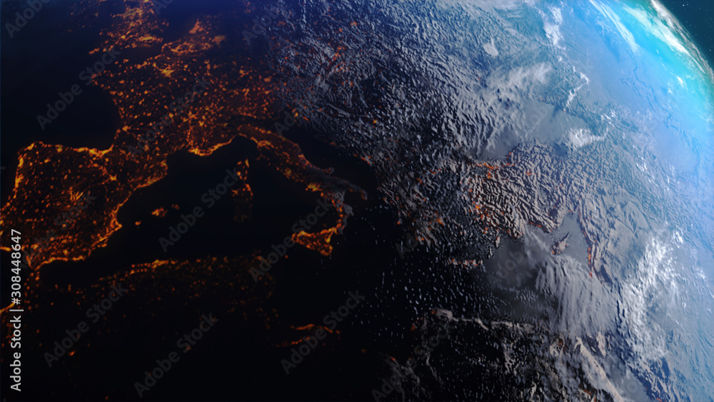 Earth Nasa Cloud Cover Map