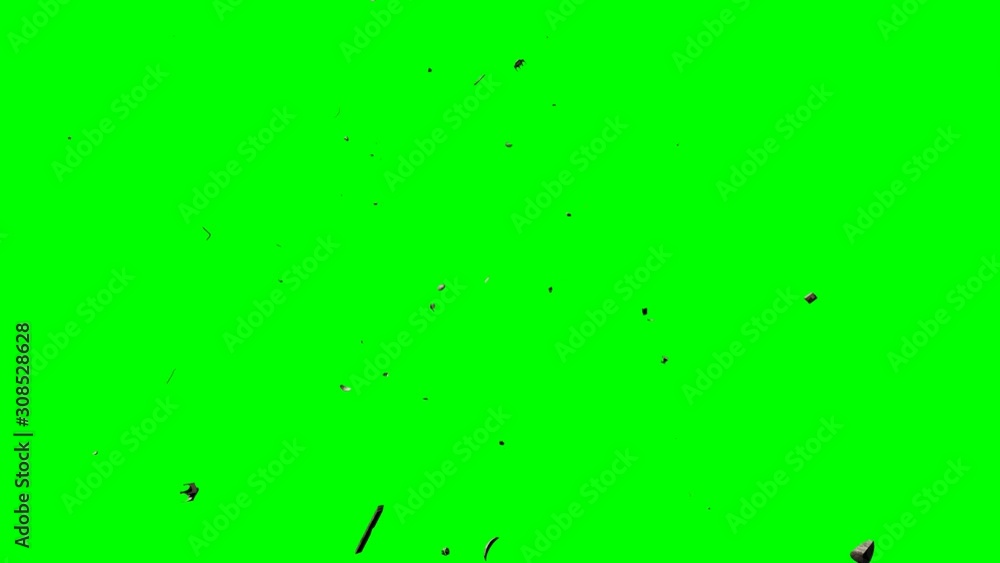 space debris around planet Earth, dangerous trash in orbit of the blue ...