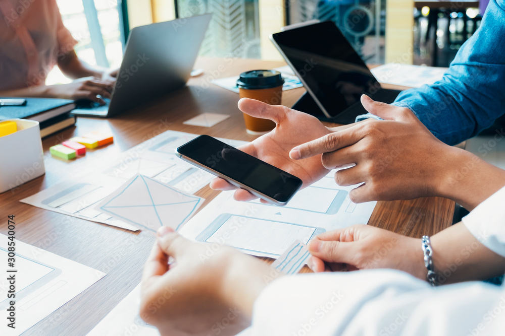 UX UI and Programming development technology. Stock Photo | Adobe Stock