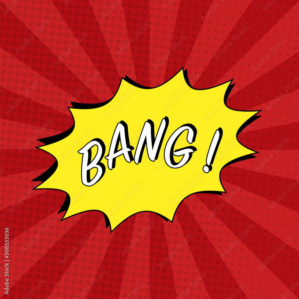Cartoon Bang Sign