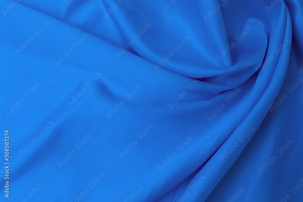 Textile and texture concept of trendy classic blue color in 2020 year ...