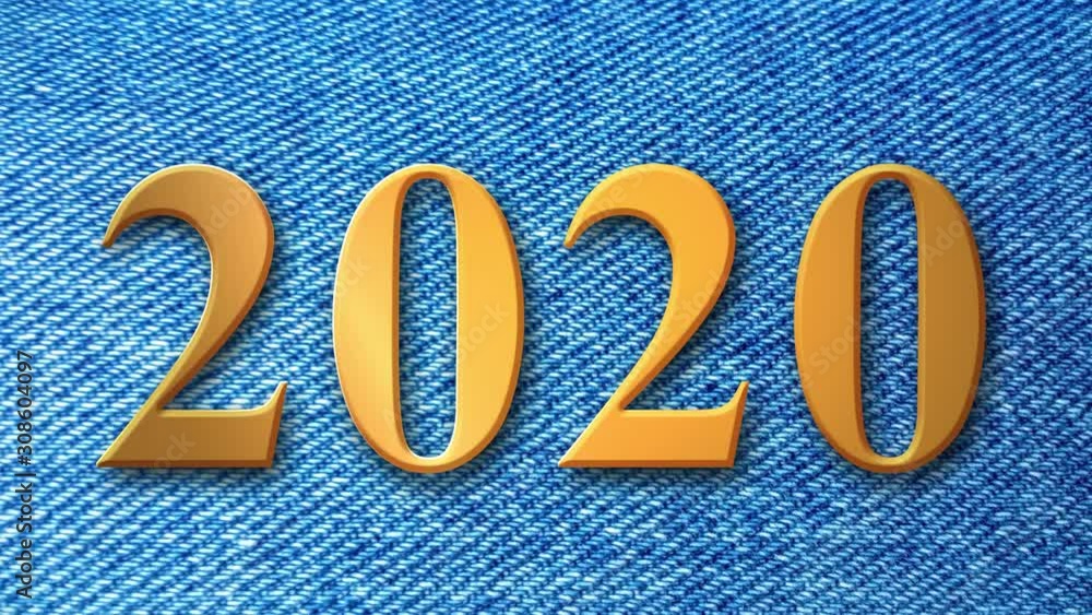 Vidéo Stock A 2020 themed background featuring a collage of different ...