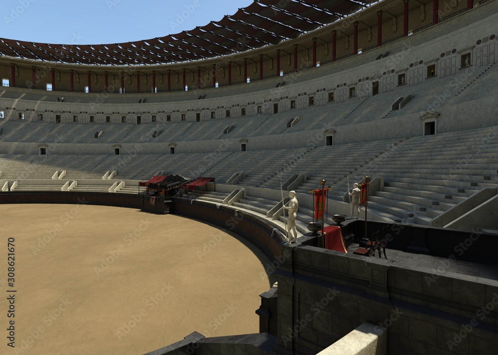 Colosseum Interior Reconstruction