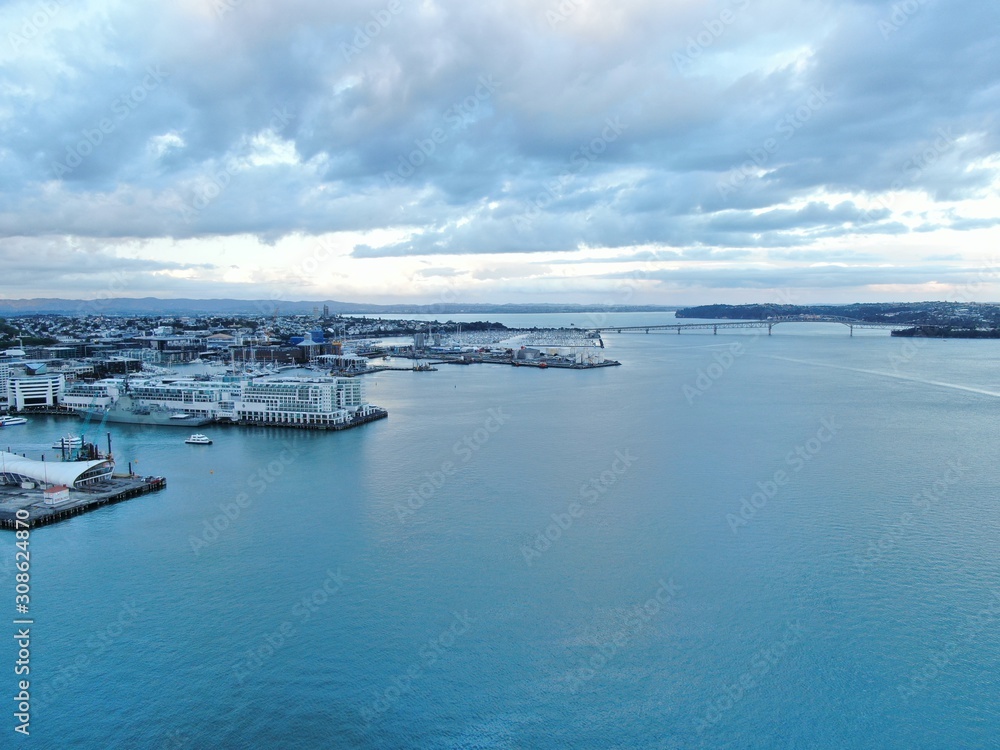 Viaduct Harbour, Auckland / New Zealand - December 9, 2019: The ...