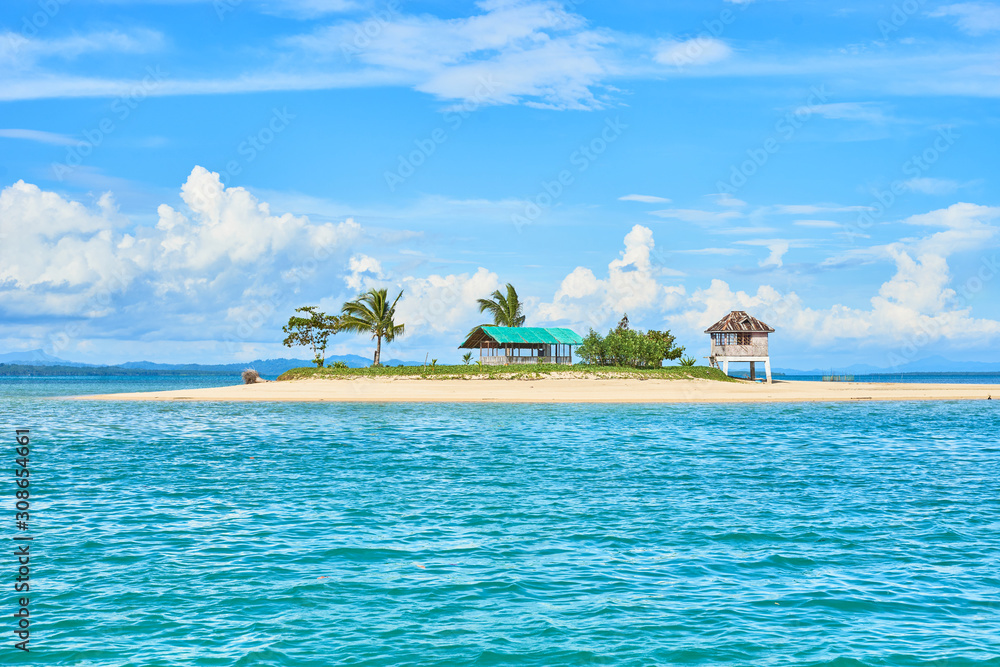 Tiny exotic Island with mini resort in the east part of Palawan ...