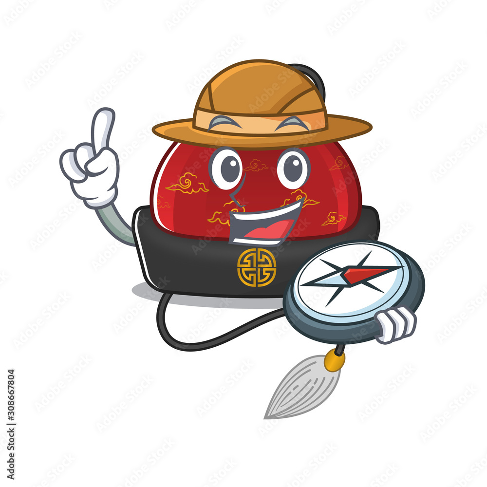 Cartoon Chinese Compass