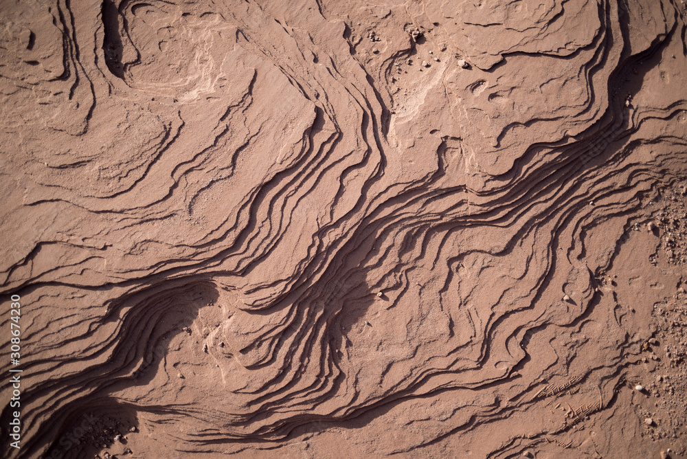 Aerial view of a sandy soil that looks like an aerial view. Stock Photo ...