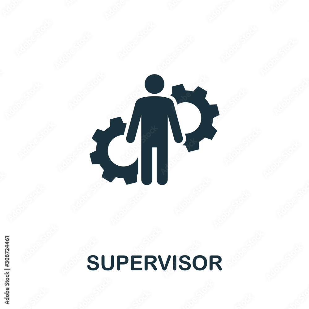 Supervisor icon. Creative element from business administration ...
