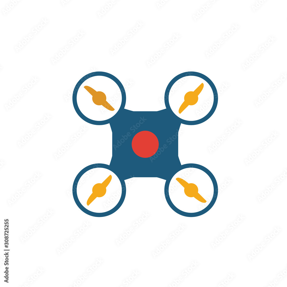 Drone icon. Simple element from smart devices icons collection ...