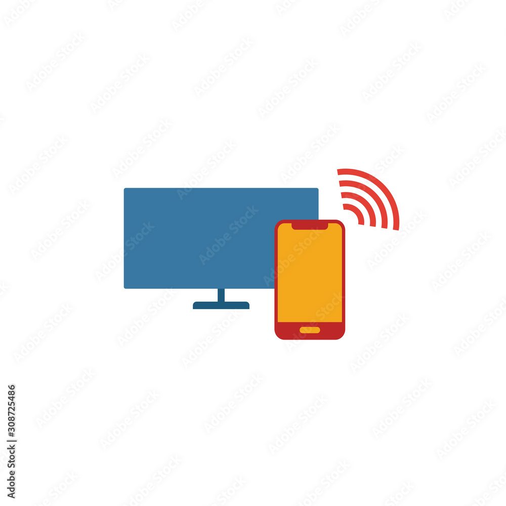 Smart Tv icon. Simple element from smart devices icons collection ...