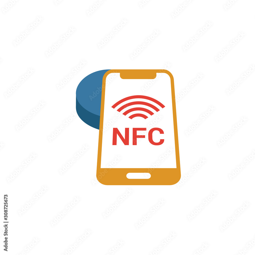 Nfc Technology icon. Simple element from smart devices icons collection ...