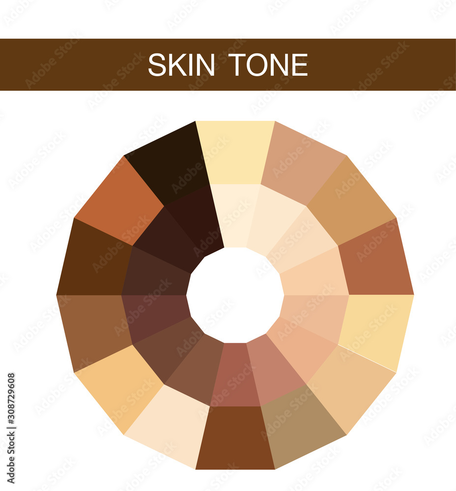 skin tone, vector icon Stock Vector | Adobe Stock