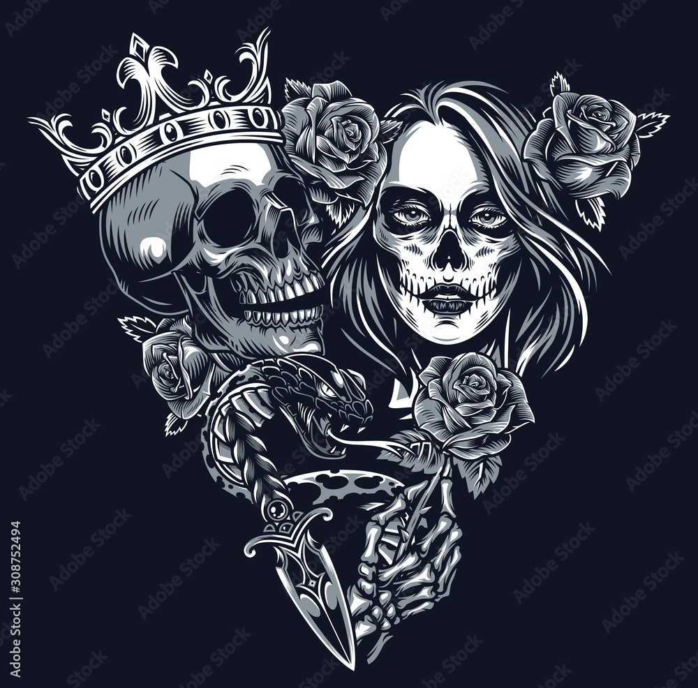 Chicano Mask Tattoos