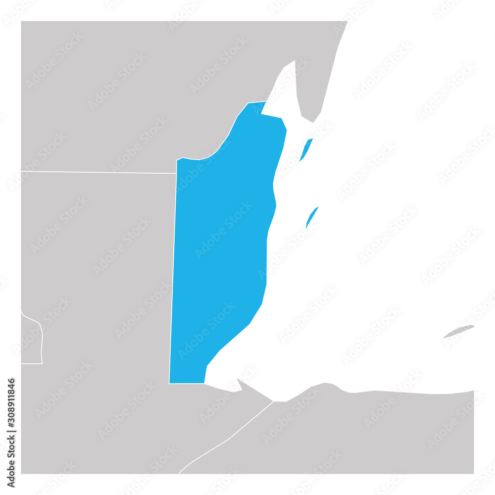 Map of Belize green highlighted with neighbor countries Stock Vector ...