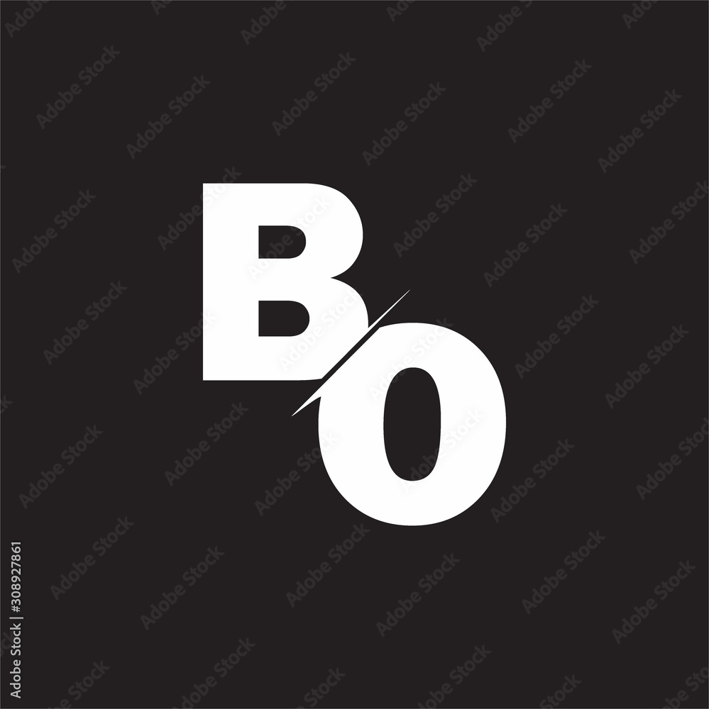 BO Logo Stock Vector | Adobe Stock