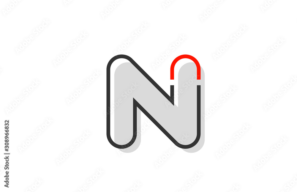 Logos Starting With N In Red Colour