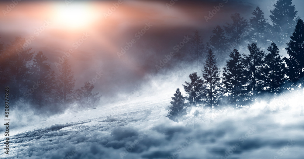 Dark Winter Backgrounds