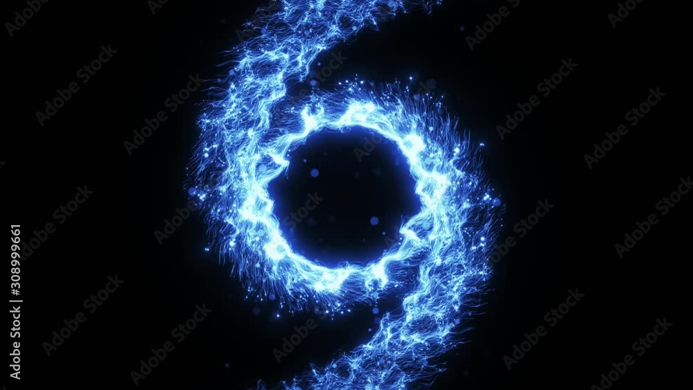 Intro Logo Reveal With Sparkling Magic Particles/ 4k animation of an ...