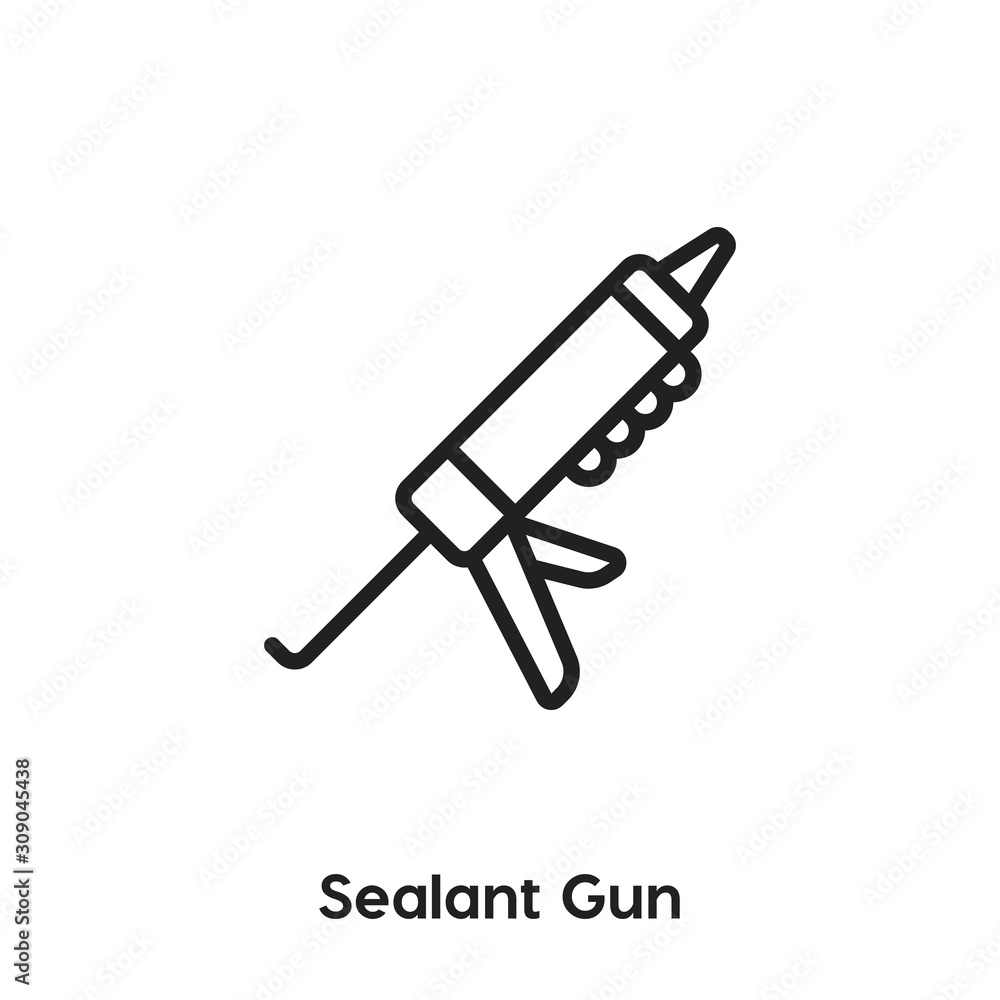 sealant gun icon vector sign symbol Stock Vector | Adobe Stock