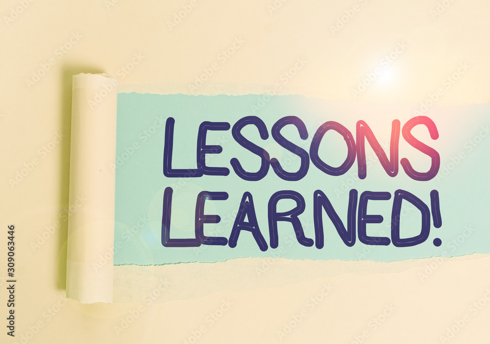 Handwriting text Lessons Learned. Conceptual photo experiences ... Handwriting text Lessons Learned. Conceptual photo experiences ...