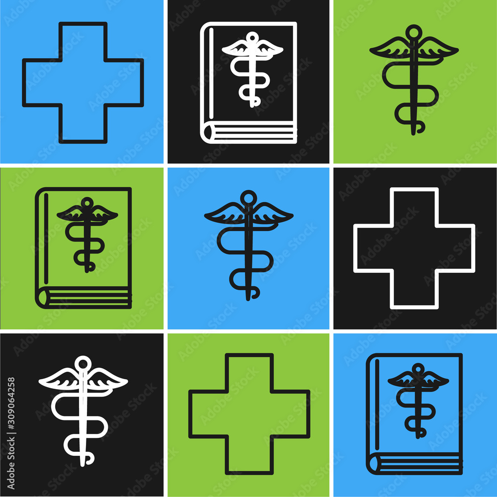 Medical Symbol Snake Cross