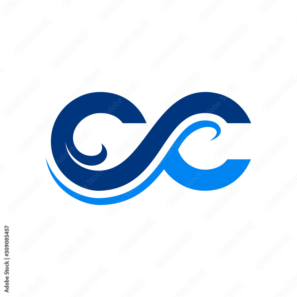 initial letter CC logotype company name. logo vector for business and ...