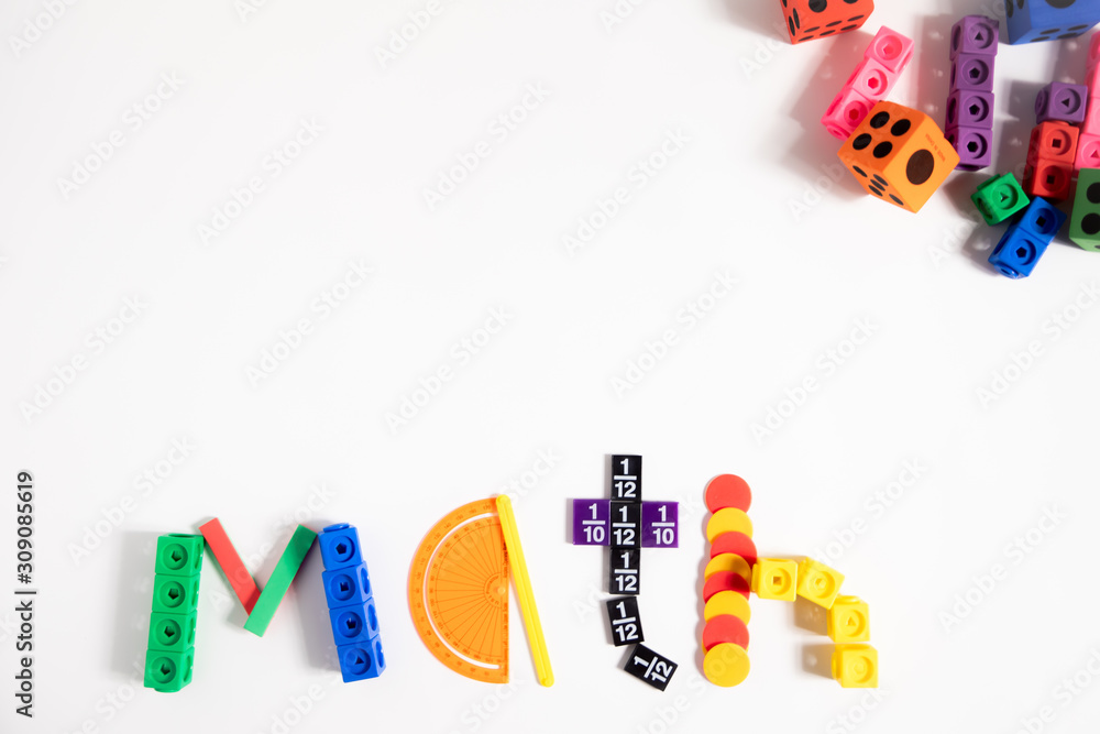 Math Manipulatives in the Classroom Stock Photo | Adobe Stock