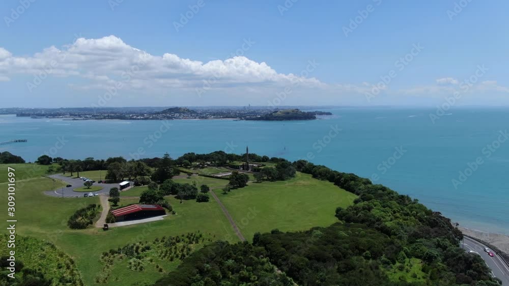Vidéo Stock Bastion Point, Auckland / New Zealand - December 12, 2019 ...
