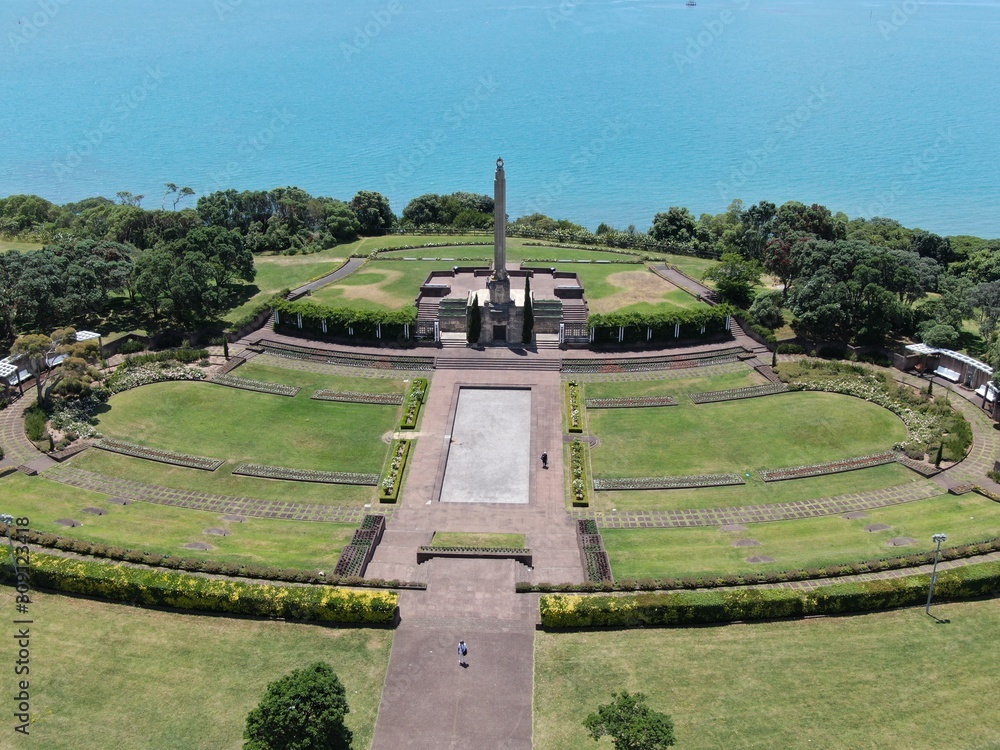 Foto de Bastion Point, Auckland / New Zealand - December 12, 2019: The ...
