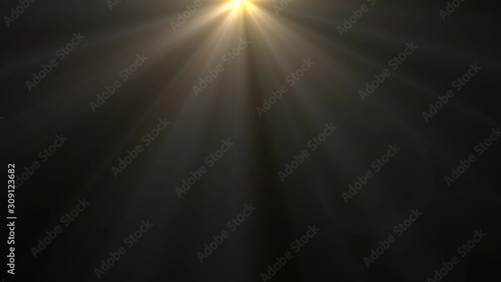 sun light lens flares art animation background Stock Video | Adobe Stock