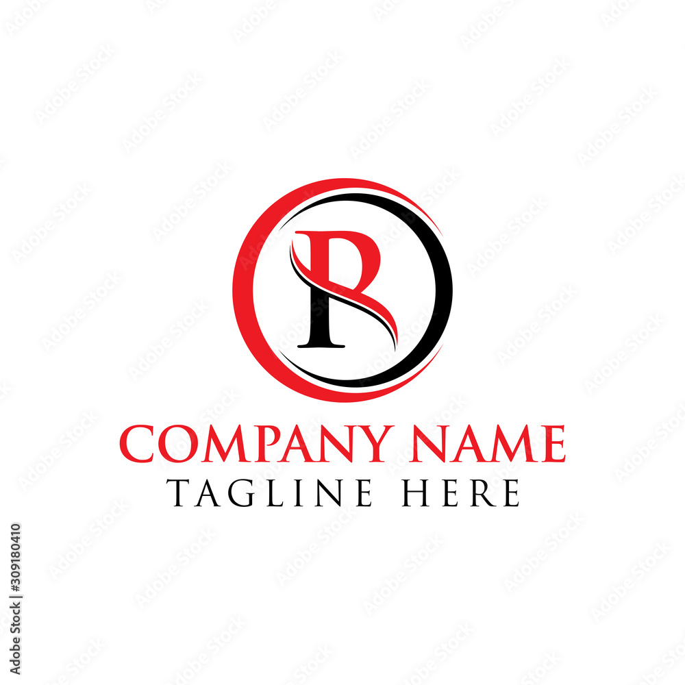 Initial Letter R Logo With Creative Modern Business Typography Vector ...