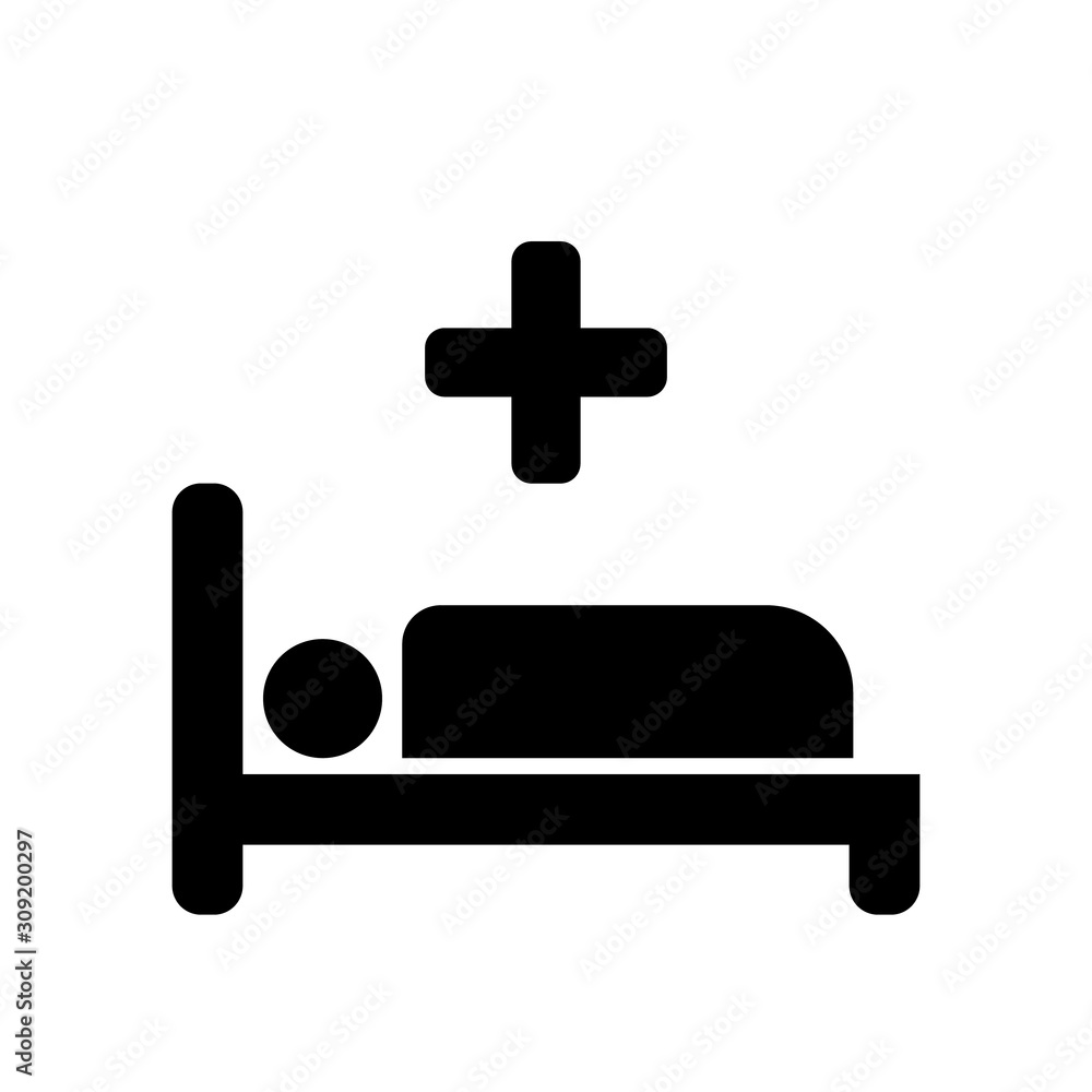 Hospital Bed Symbol
