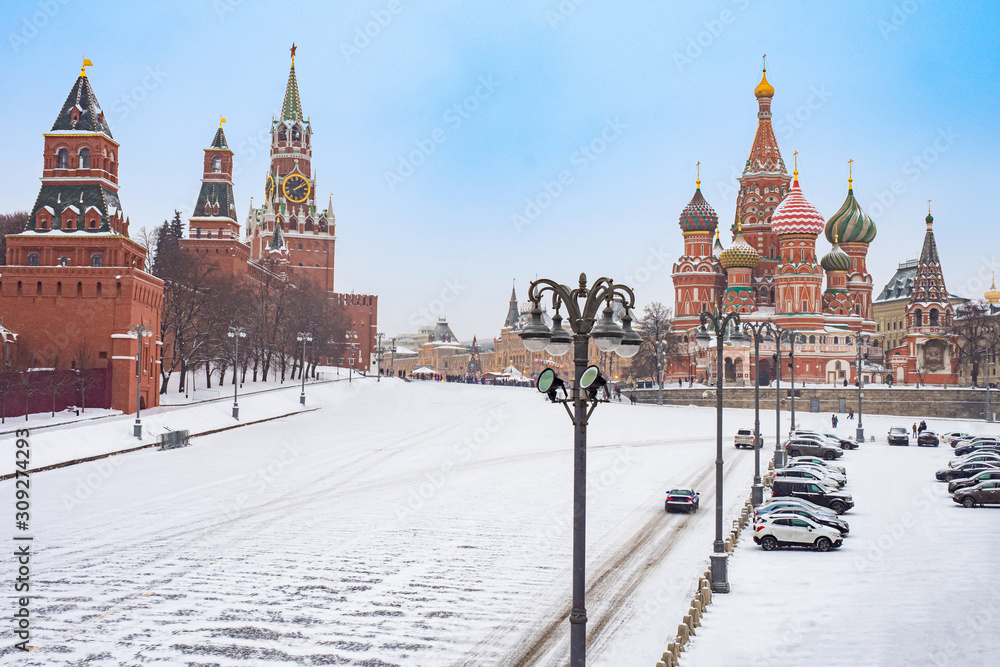 Red Square Russia Winter