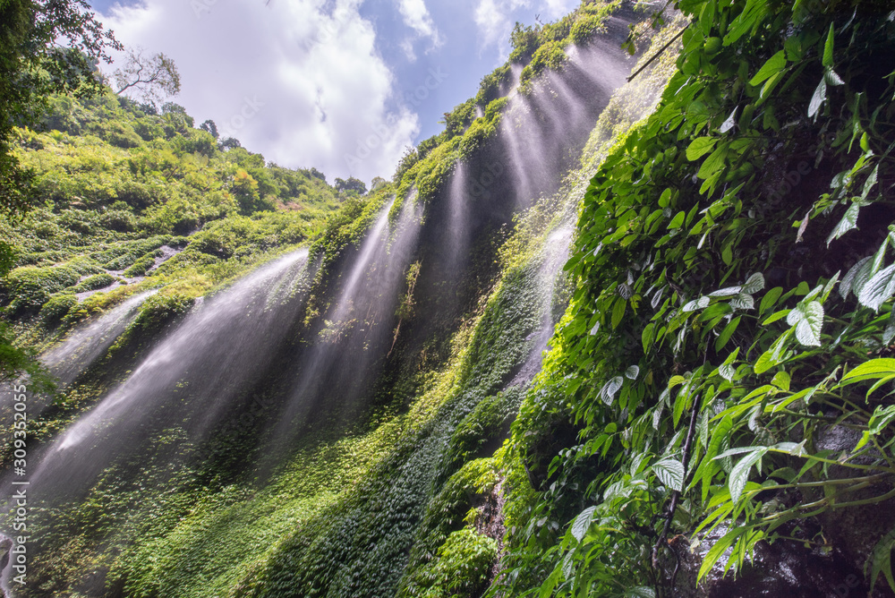 Indonesia famous place attraction for tourist Madakaripura Waterfall ...