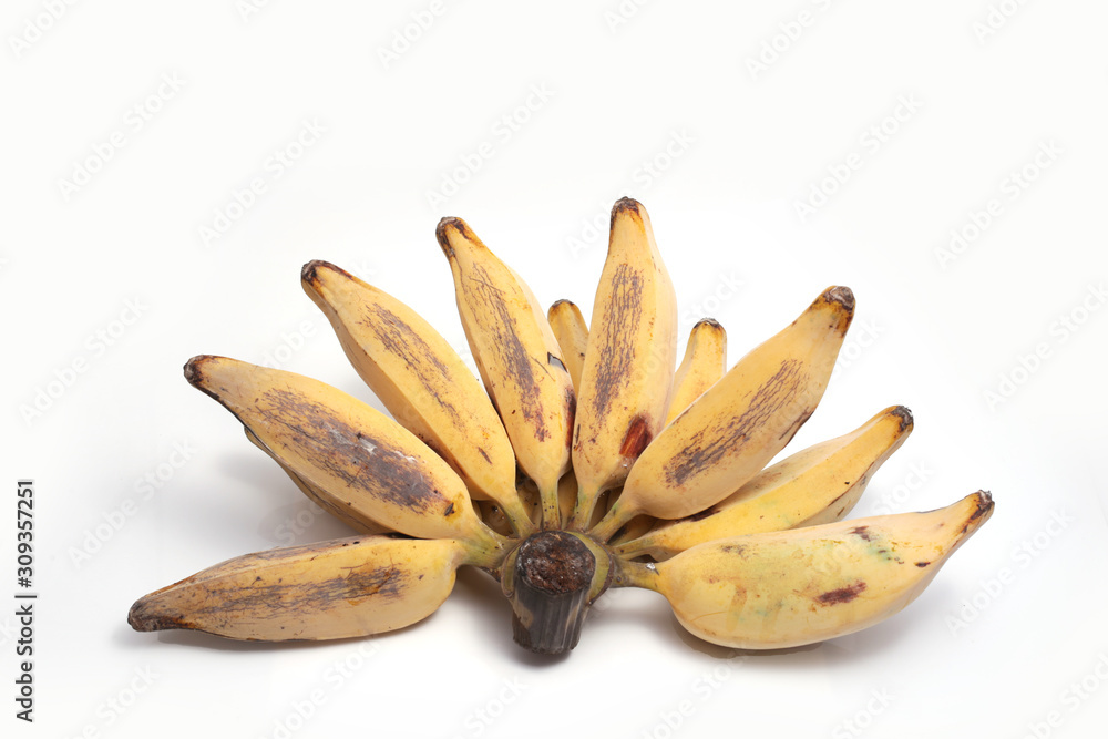 Silver Bluggoe, a local banana of Thailand Stock Photo | Adobe Stock
