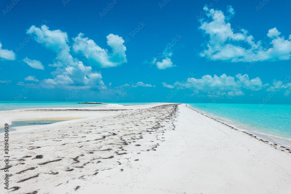 The Pristine Beaches of White Cay, Exumas, Bahamas Stock Photo | Adobe ...