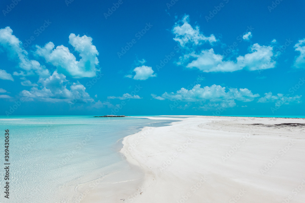 The Pristine Beaches of White Cay, Exumas, Bahamas Stock Photo | Adobe ...